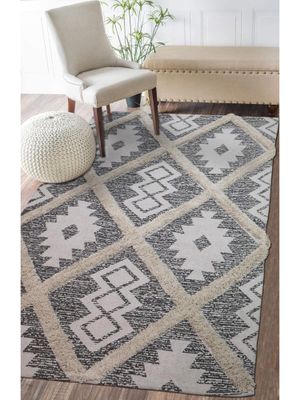 Buy THE HOME TALK Printed Handmade Cotton Carpets Rugs for Bedroom ...