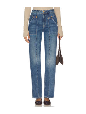 Buy MOTHER The Riveting Rambler Zip Sneak Jeans (23) Online