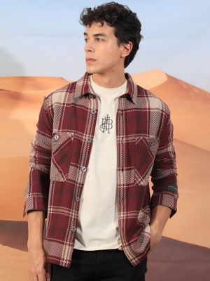 Buy RARE RABBIT Hunter Maroon Jacket Online