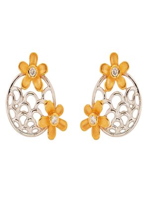 Buy WHP Jewellers Blossom Diamond Earring Online