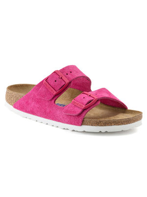 Birkenstock Sliders : Buy Birkenstock Arizona Soft Footbed Pink Narrow ...