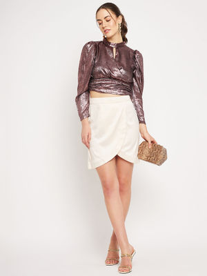 CAMLA Tops : Buy CAMLA Women M Pink Key Hole Neck Textile Top Online ...