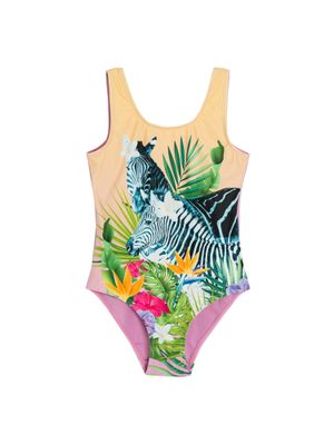 Buy COOL CLUB Smyk Girls Multi-color Printed Swimwear Suit Online
