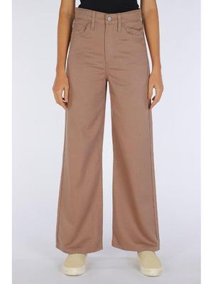 Buy Levi's Womens High Rise Ribcage Wide Leg Light Brown Jeans (27) Online