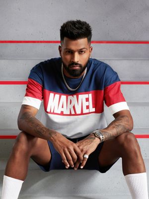 Buy The Souled Store Official Marvel: Logo Men Oversized T-Shirts Online
