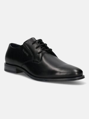 Buy Bugatti Gapo Black Men Leather Derbies Formal Shoes Online