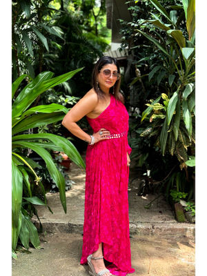 Buy RAISHAA Pink Freya Dress (S) Online