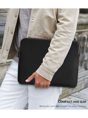 Buy GRIPP LUXURY Premium Leather Laptop Sleeve 14 inch Black Online