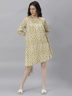 Buy RAREISM Slang Print Asymmetric Mini Dress Online