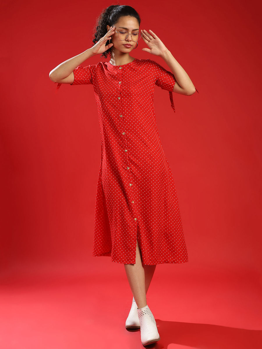 Buy Red Colour Dresses for Women Online with Stylish & Vibrant Designs