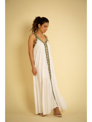 Buy LABEL REYYA The Sorrento White Lace Maxi Online