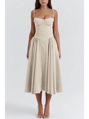 Buy FancyPants Beige Duke Dress (XS) Online