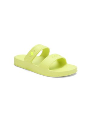 Buy Puma Coscon Womens Yellow Sliders Online