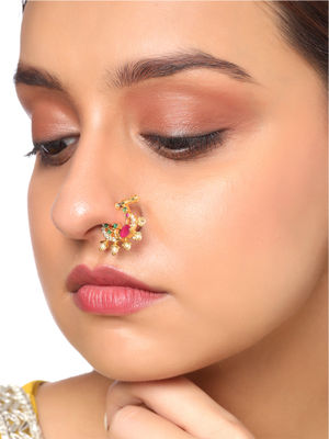 Yellow Chimes Naths and Nose Rings : Buy Yellow Chimes Ad Ethnic Gold ...