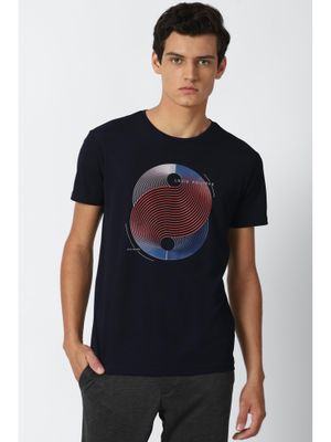 Louis Philippe T-Shirts : Buy Louis Philippe Black T-shirt Online ...