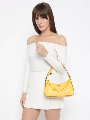 Buy Guess Honey Solid Gabbi Mini Top Zip Hobo Handbag Online