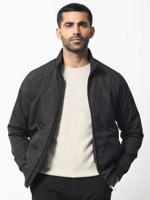 Buy Rare Rabbit Cerno Black Solid Jacket Online