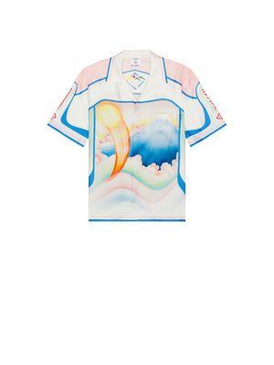 Buy Casablanca Cuban Collar Short Sleeve Shirt (L) Online