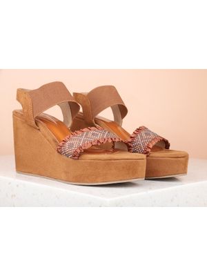 Buy Inc.5 Embellished Tan Wedges Online