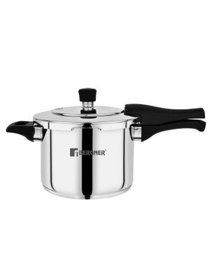 Buy Bergner Pura Stainless Steel Pressure Cooker With Outer Lid- 3.5 ...