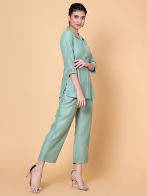 Buy Bani Women Womens Co-Ord - Blue (Set of 2) Online