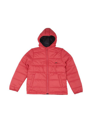 Buy Allen Solly Junior Boys Red Solid Regular Fit Jacket Online