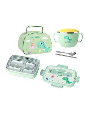 Buy Little Surprise Box Dino Combo set Stainless steel Lunch Box with ...