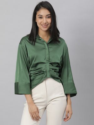 RAREISM Tops : Buy RAREISM Zomat Green Top Online | Nykaa Fashion