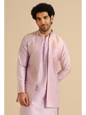 Buy KISAH Men Lilac Jacket Online