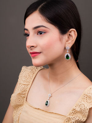 Zilver Jewellery Sets : Buy Zilver 92.5 Sterling Silver Rose Gold ...