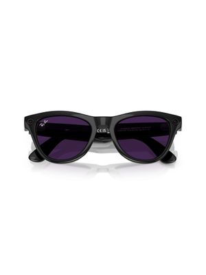 Buy Ray-Ban Meta Skyler Unisex Clear-Amethyst Lens Black Frame ...