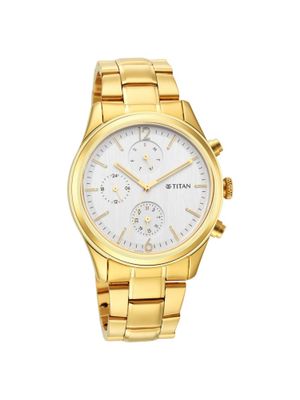Buy Titan 1805YM01 Silver Dial Analog Watch for Men Online