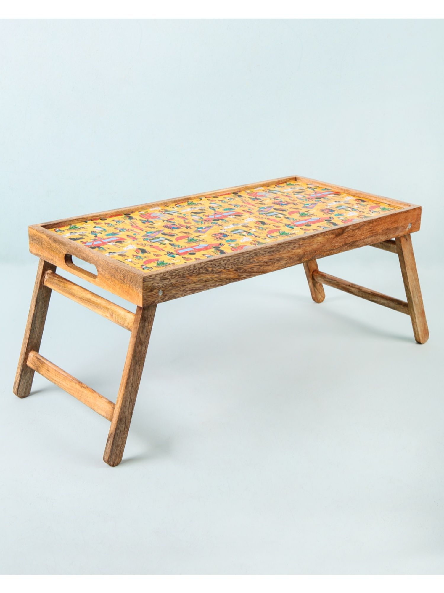 Buy Chumbak Indian Traffic Breakfast Table Yellow Online