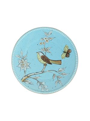 Buy Chumbak Floral Hummingbird Dessert Plate Online