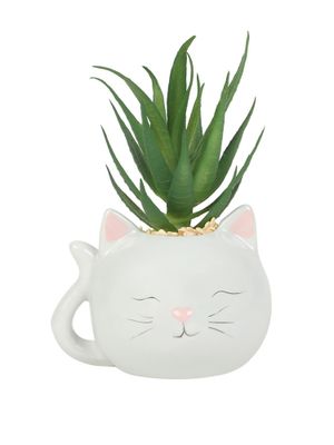 Buy Chumbak Blushing Cat Planter Online