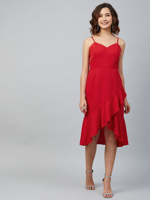 Buy Red Colour Dresses for Women Online with Stylish & Vibrant Designs