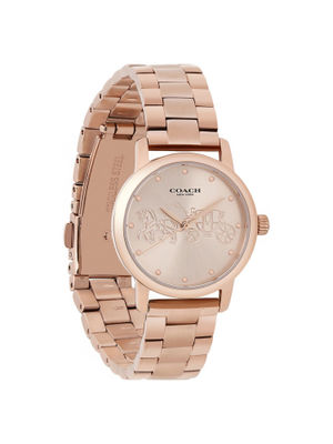 Coach Watches : Buy Coach Grand Rose Gold Toned Stainless Steel Ladies ...