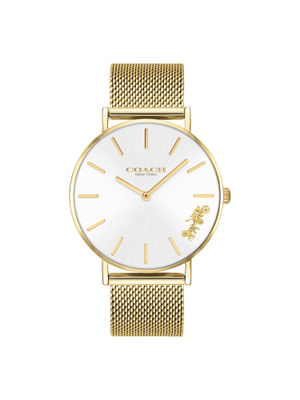 Buy Coach Perry Gold Toned Stainless Steel Ladies Watch - CO14503125W ...