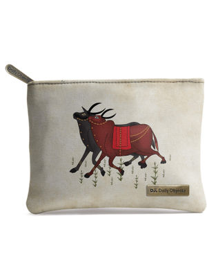 Buy DailyObjects Cow Couple Stash Pouch Online