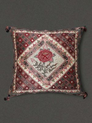 Buy Ritu Kumar Home Multicolour Lavana Cushion Cover Online
