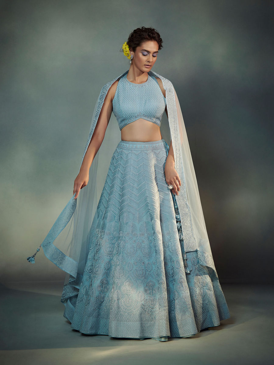 Buy Stylish Halter Neck Lehenga Choli Collection At Best Prices Online