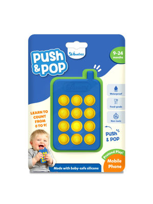 Buy Skillmatics Push & Pop Mobile Phone for Kids Pretend Play Sensory ...