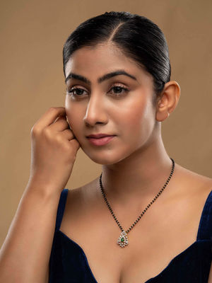 Buy Sica Jewellery 925 Silver Pankhi Mangalsutra Online