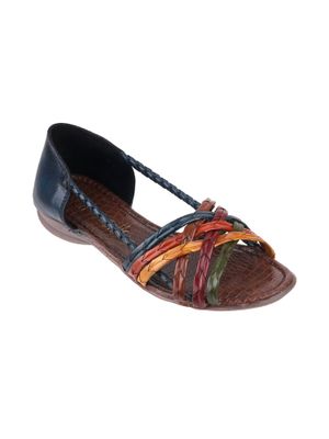 Buy Catwalk Cross Strap Closed Back Sandals Blue online