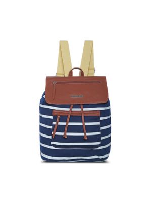 Buy Caprese London Backpack Medium Navy Blue Online