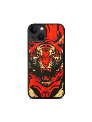 Buy Treemoda Printed Black & Red Tiger Silicone Case Online