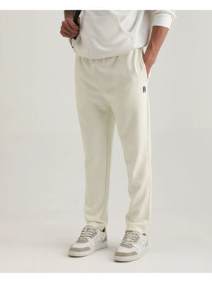 Buy Rare Rabbit Men Jabe-B Off White Modal Blend Fabric Regular Fit ...