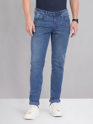 Buy AD By Arvind Stone Wash Skinny Fit Jeans Online