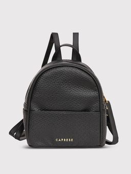 Buy Caprese Pink Solid Backpack Online