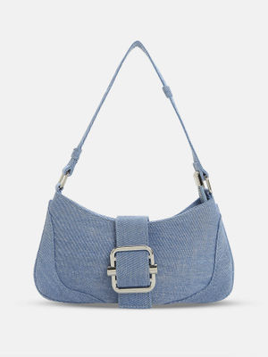 Buy VERO MODA Blue Denim Shoulder Bag with Detachable Strap Online